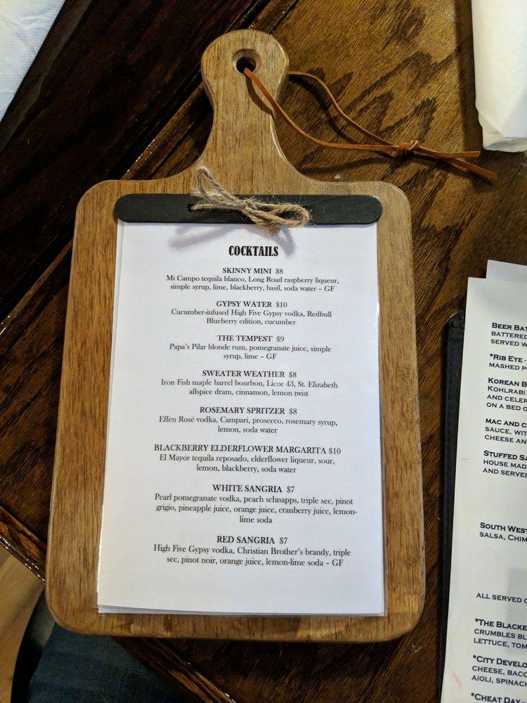 Menu at BrickYard Tavern pub & bar, Grand Rapids
