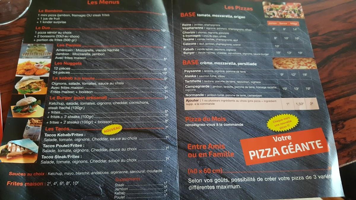 Menu au L authentique restaurant, Créances