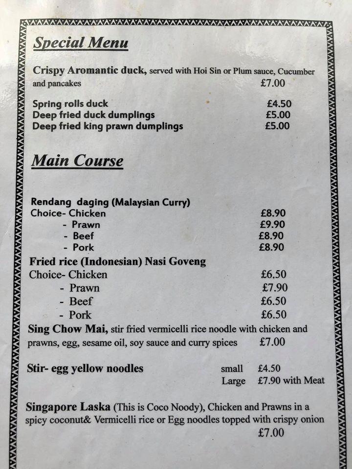 Menu at Three Wise Monkeys pub & bar, Todmorden