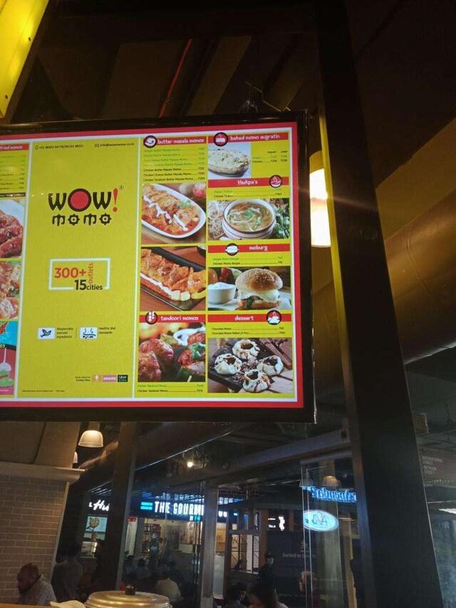 Menu at Wow! Momo, Bengaluru, Campus 8A