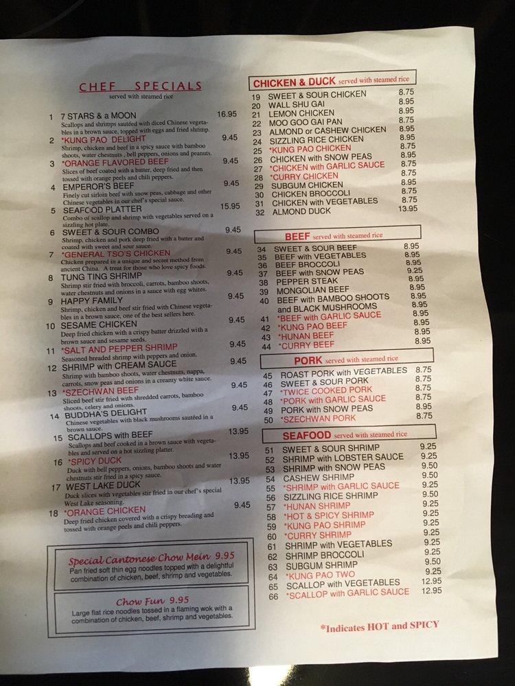 Menu at Canton Dragon restaurant, Phoenix, W Indian School Rd #3137