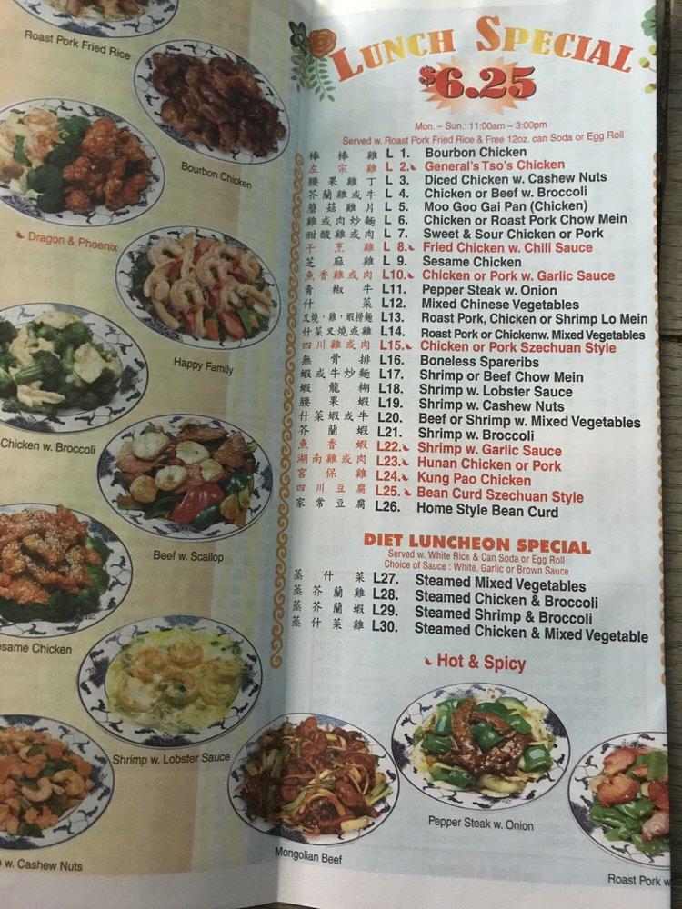 Menu at China Chef restaurant, Riverview