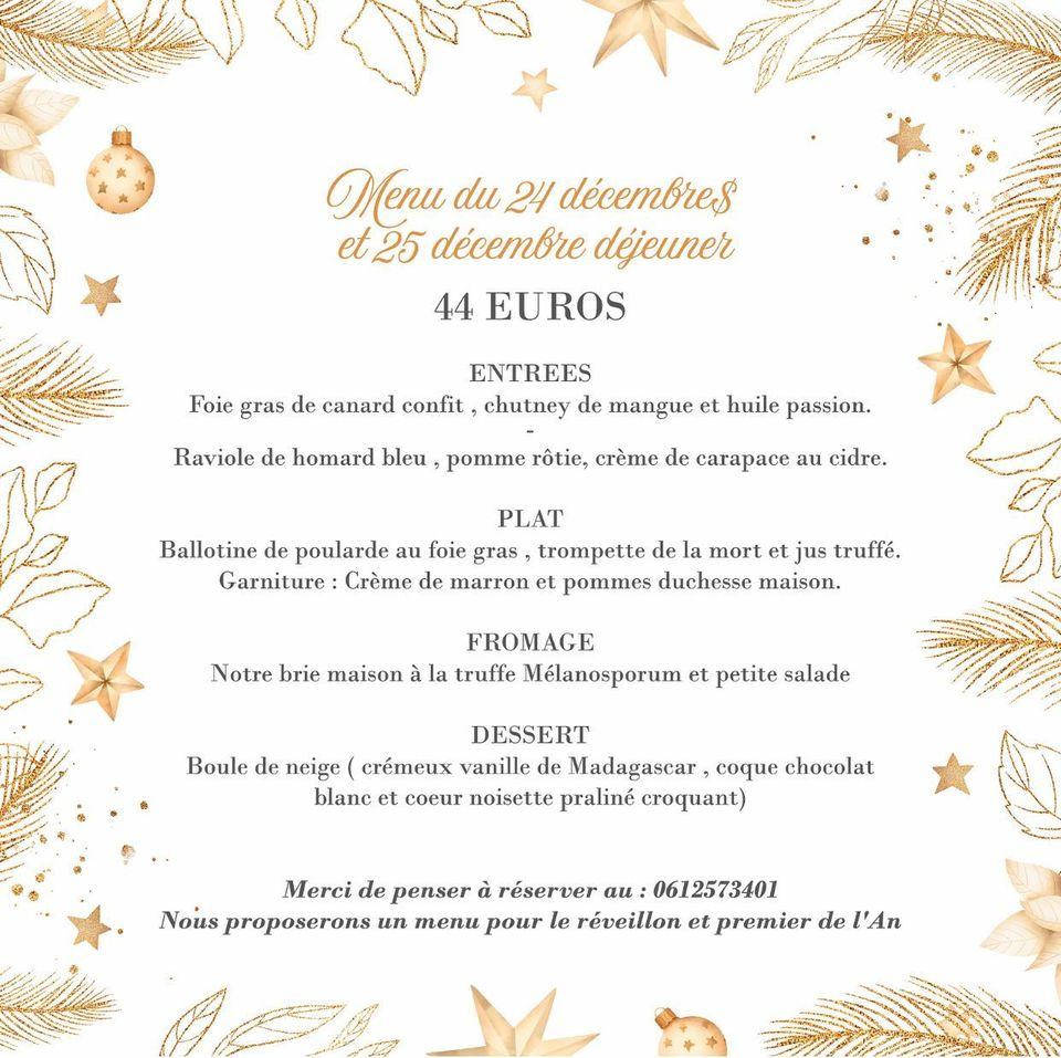 Menu at Le Sépia restaurant, Valras-Plage