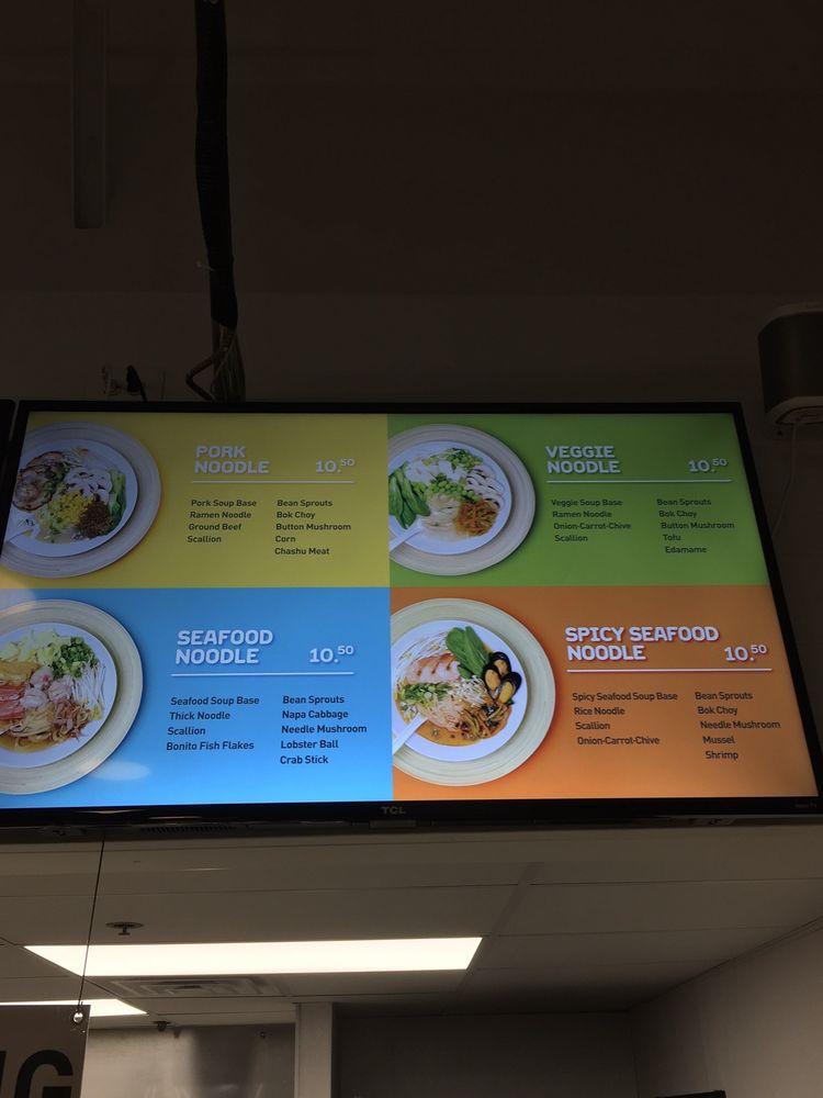 Menu at tang restaurant, Washington