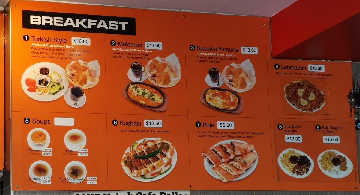 Menu at MKS Kebab Dallas fast food, Dallas