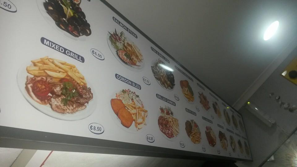 Menu at Seashell Restaurant, Saint Paul's Bay