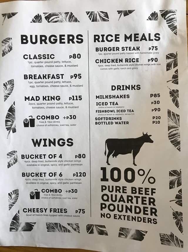 Menu at Nice Day PH pizzeria, Tacurong City