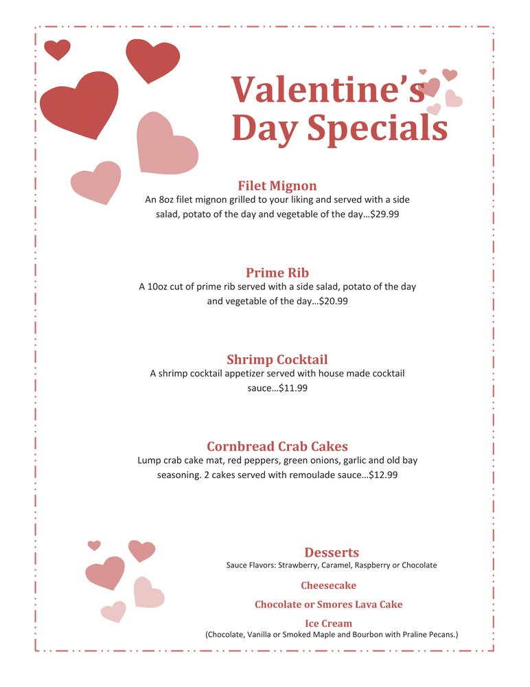 Menu at Watt Street Tavern pub & bar, Circleville
