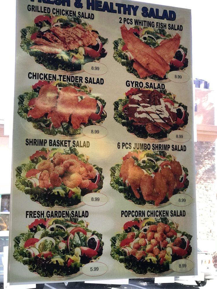 Menu at US Fried Chicken restaurant, Las Vegas, S Pecos Rd STE#C