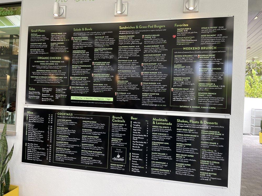 Menu at Lake Park Diner restaurant, Naples