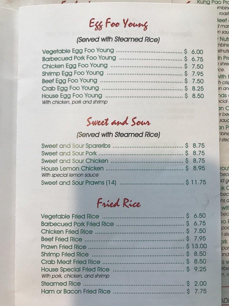 Menu at Emperor's Palace( West Bremerton) restaurant, Bremerton