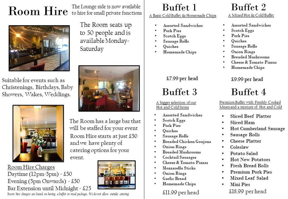 Menu at Sprinters Premier Steakhouse, Nottingham