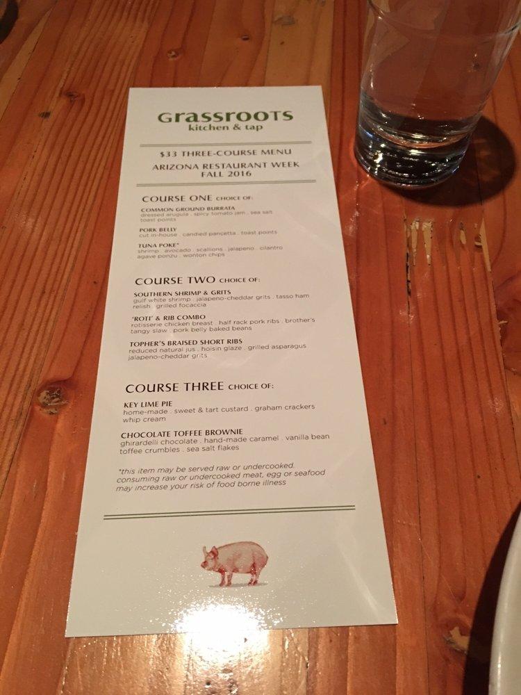 Menu at The Macintosh pub & bar, Phoenix, E Camelback Rd