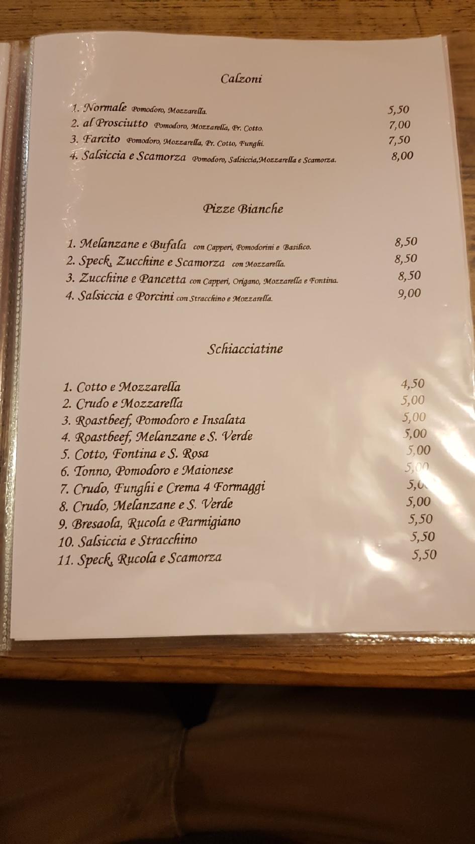 Menu da Queen Victoria Pub, Livorno
