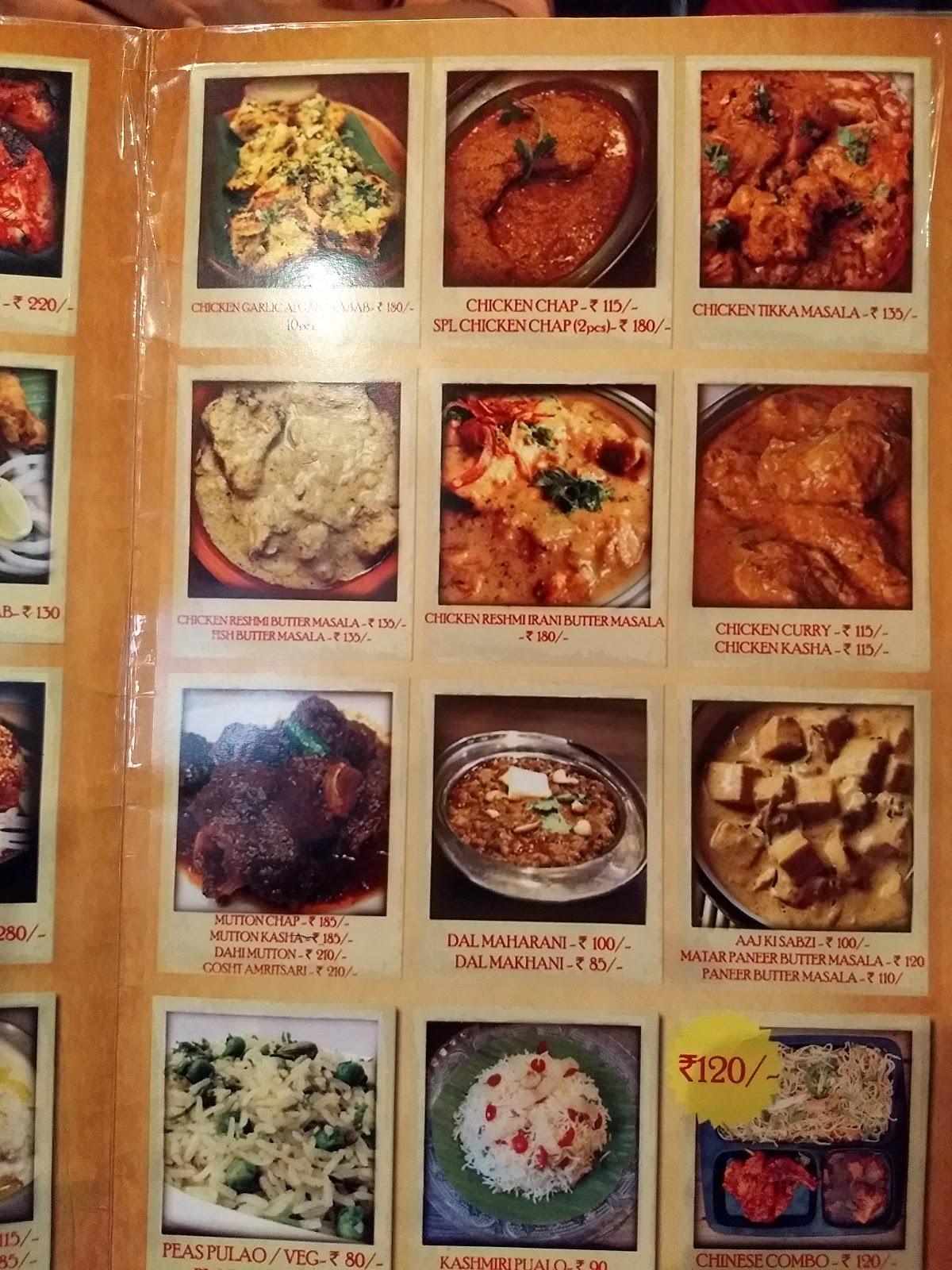 Menu at Tandoor House, Kolkata, 2B