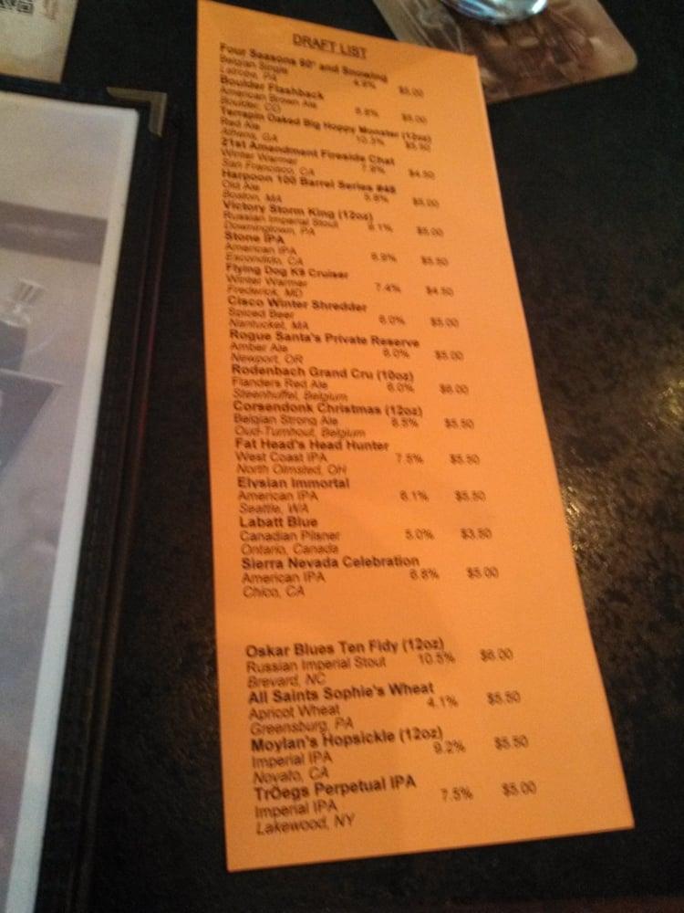 Menu at 3 Rivers 6 Pack & Eatery pizzeria, Delmont