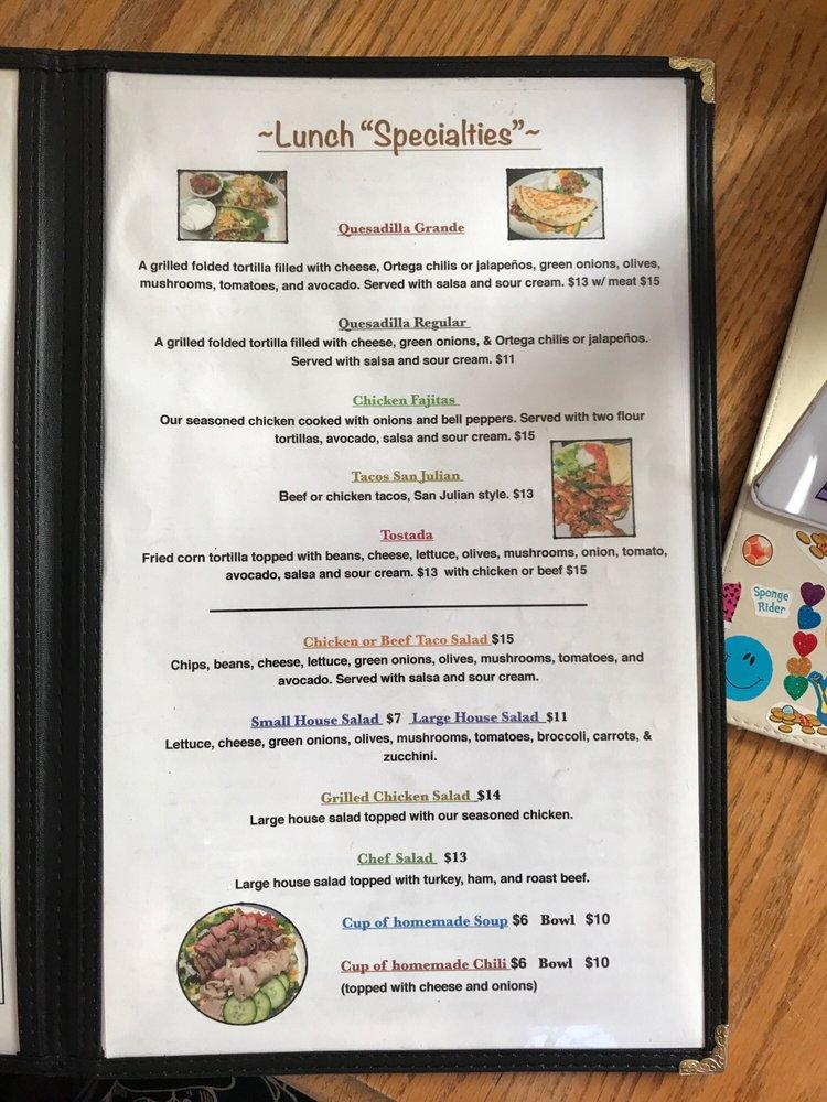Menu at Donner Lake Kitchen restaurant, Truckee, Donner Pass Rd