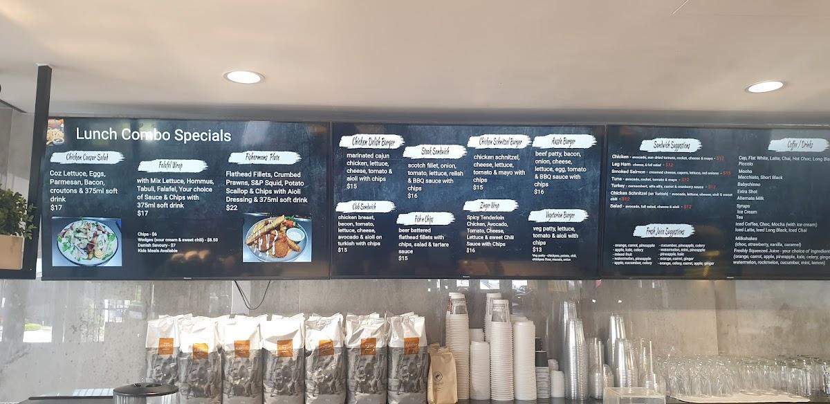 Menu at Tier One Cafe - Chatswood, Chatswood