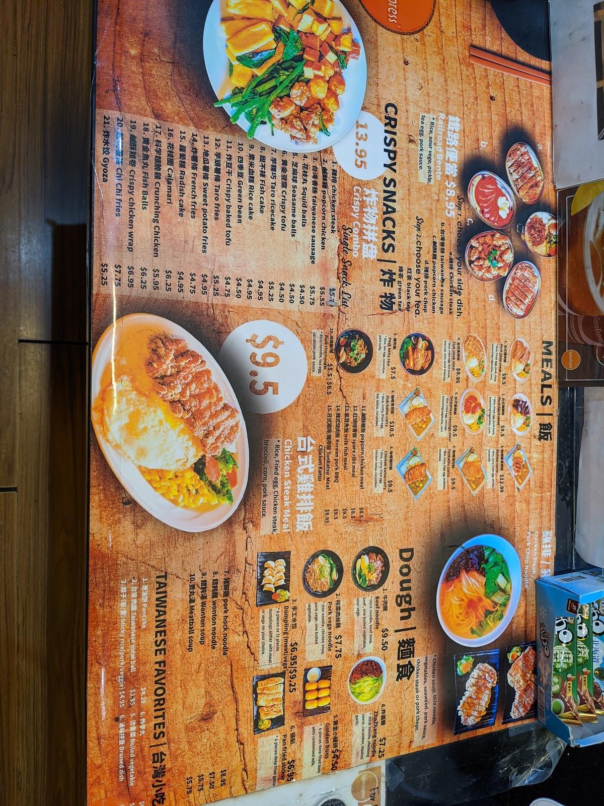 Menu at Tapioca Express pub & bar, Redmond