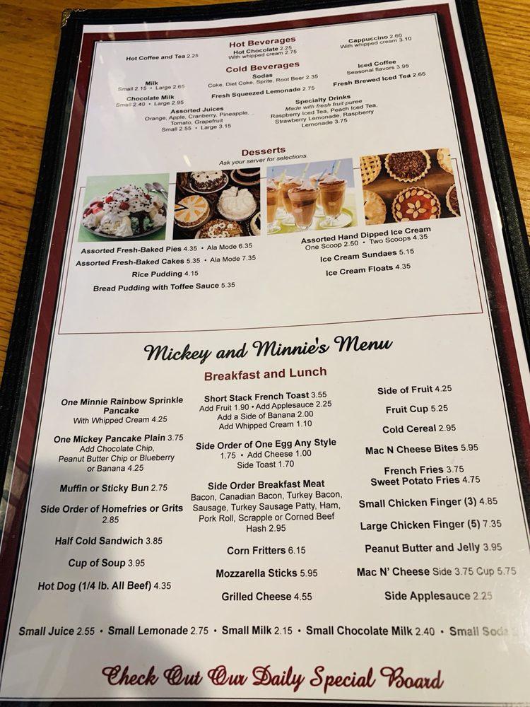 Menu at Towne & Country Cafe, Aston, Concord Rd