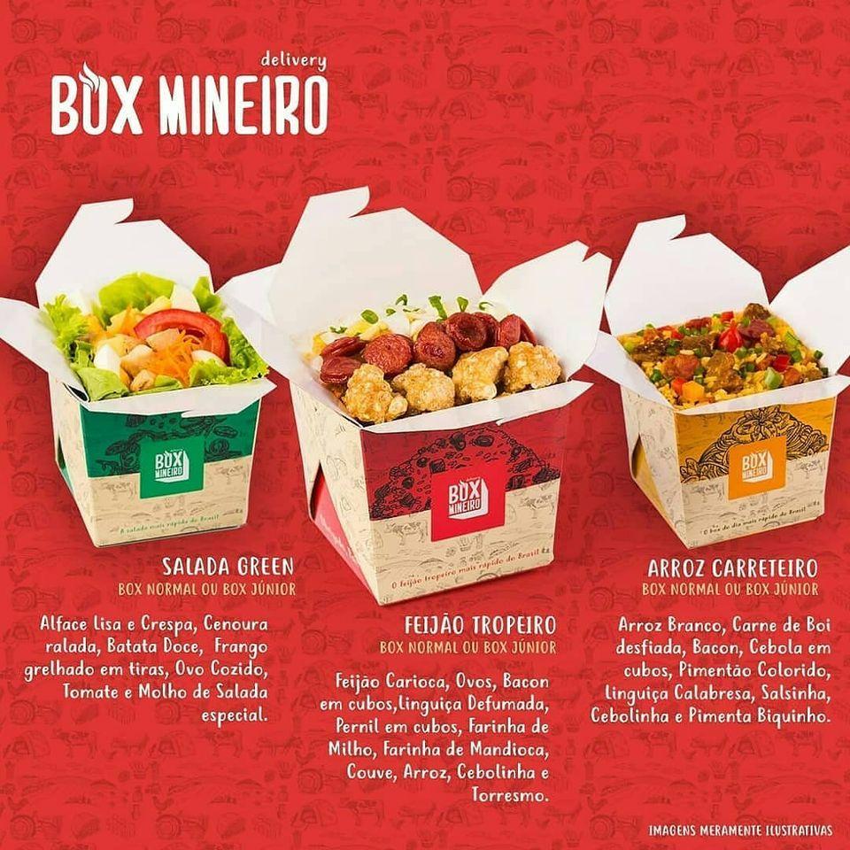 Menu em Box Mineiro Porto Seguro restaurante, Porto Seguro