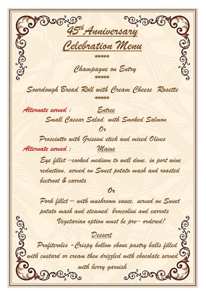 Menu at German Club Gold Coast, Merrimac