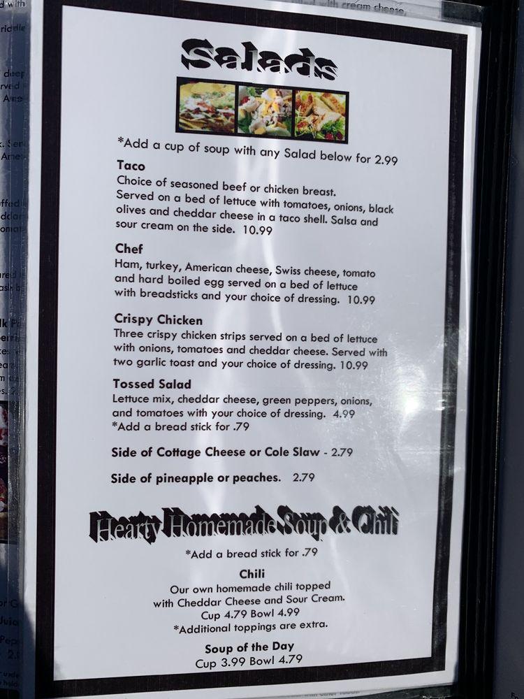 Menu at Dotties Hometown Cafe & Beno's, Grand Rapids
