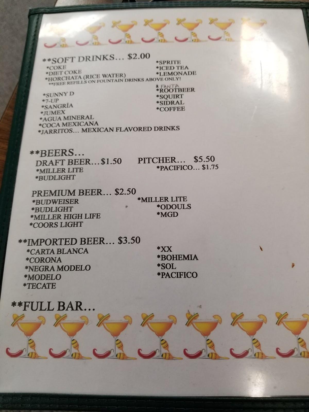 Menu at Courtside Restaurant Lounge, LaGrange