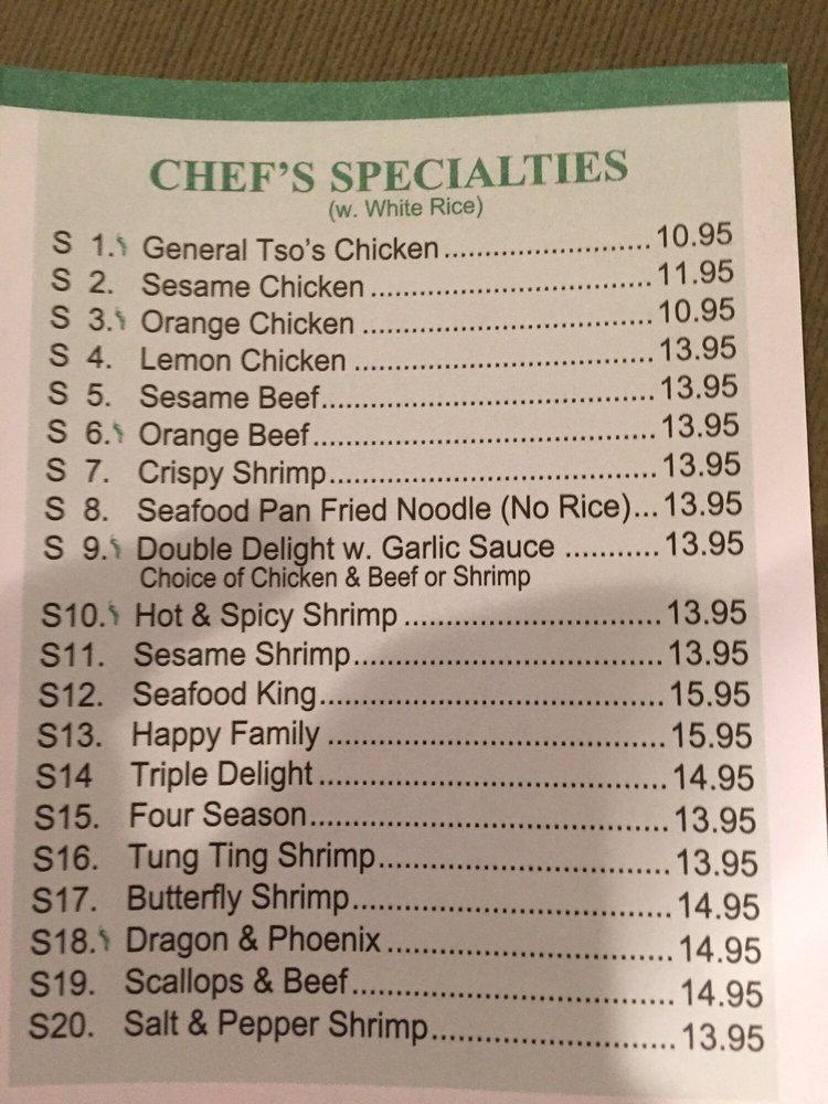 Carta de Panda Asian Fusion Restaurant, Freehold, 335 W Main St