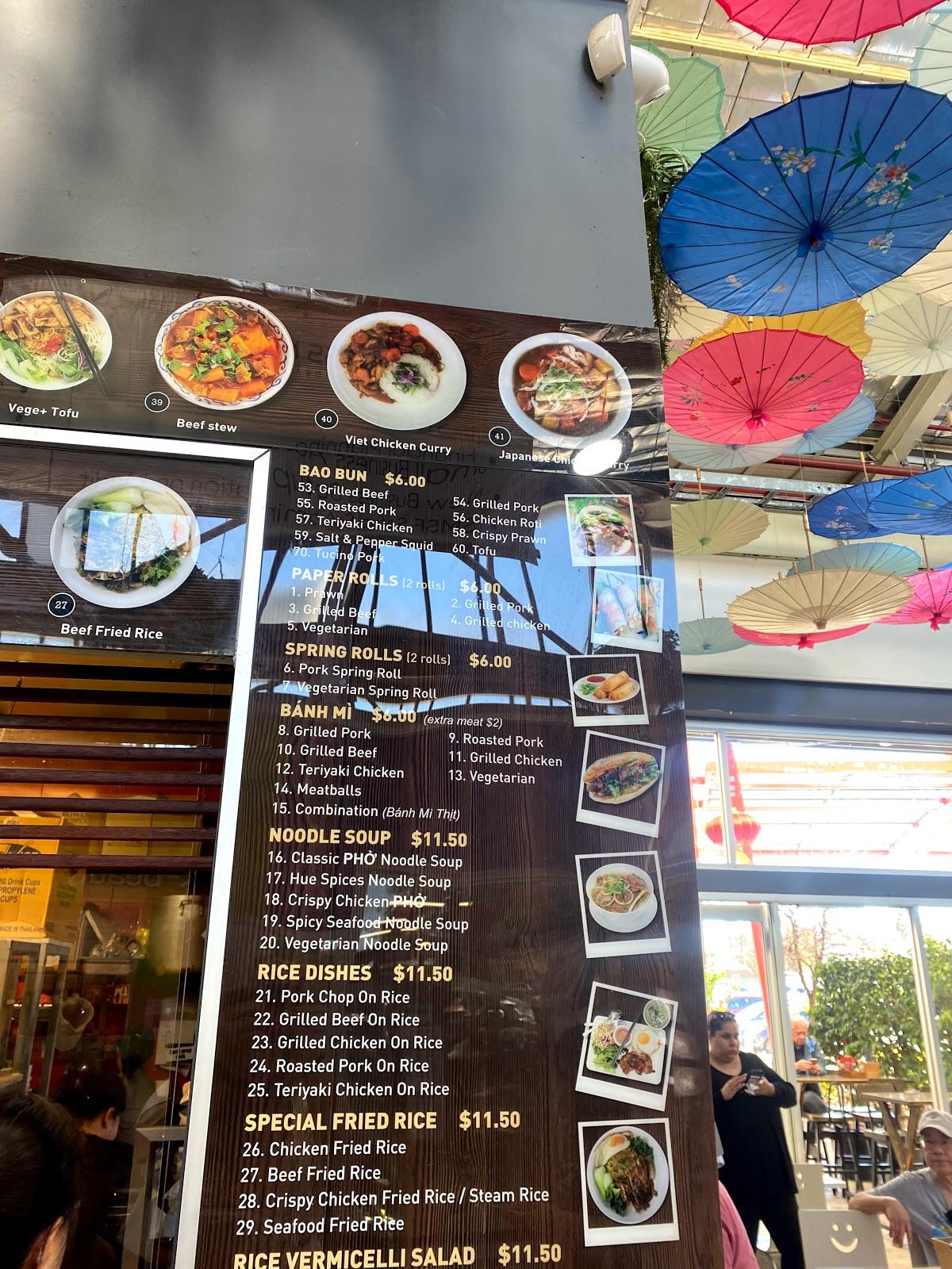 Menu at ROLL vs BOWL restaurant, Morley