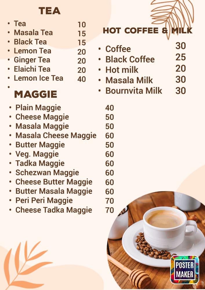 Menu at BIGG BOSS CAFE AND BISTRO, Nashik