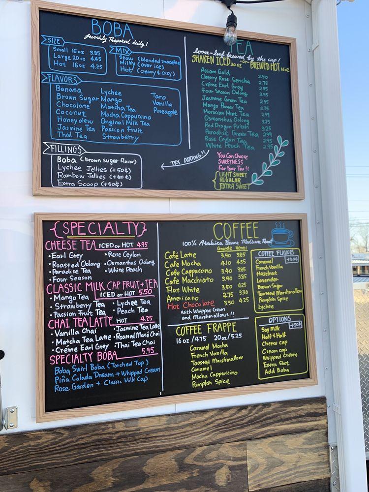Menu at Paragon Tea Company pub & bar, Forest