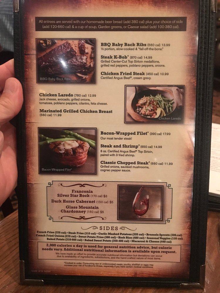Menu at Saltgrass Steak House steakhouse, Tyler