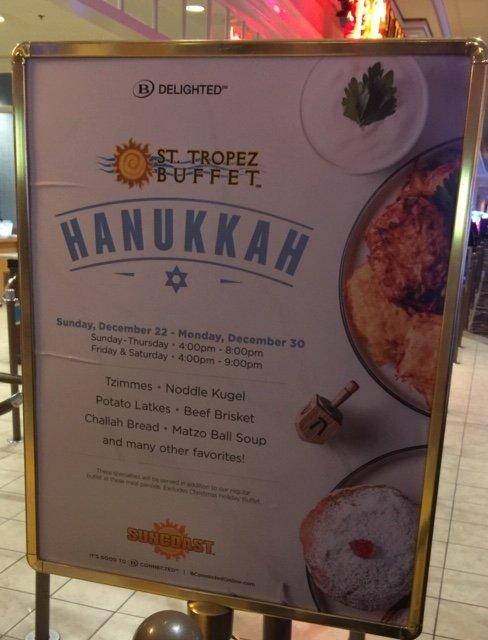 Menu at St. Tropez Buffet at Suncoast Hotel & Casino restaurant, Las Vegas
