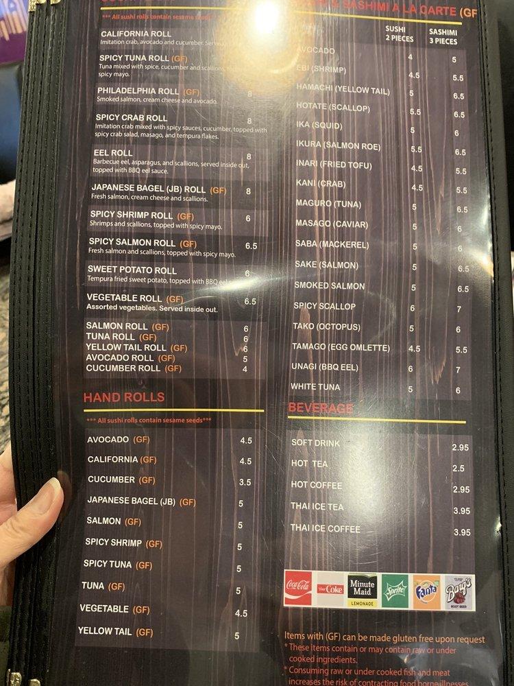 Menu at RAAN THAI desserts, Fairview Park