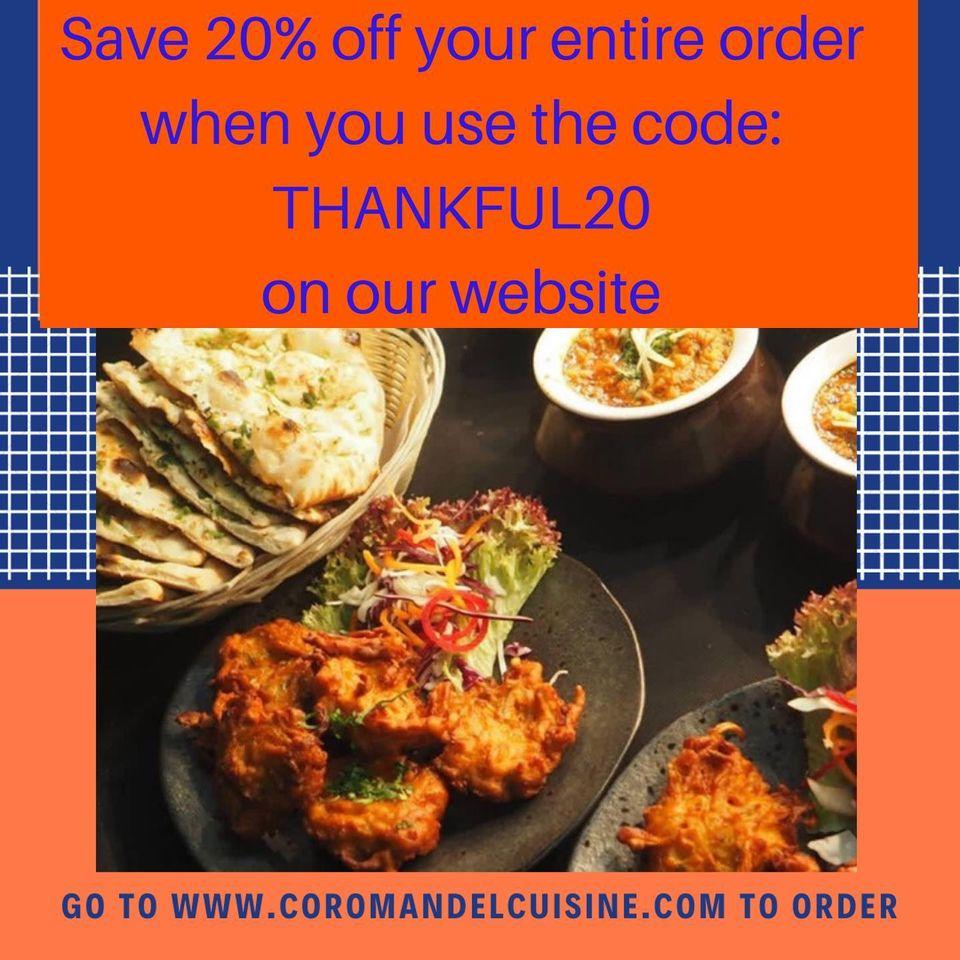 Menu at Coromandel Cuisine Of India restaurant, Stamford