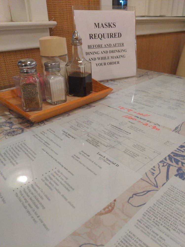 Menu at Eden Gate Chinese Restaurant open 11am-9pm daily lounge open ...