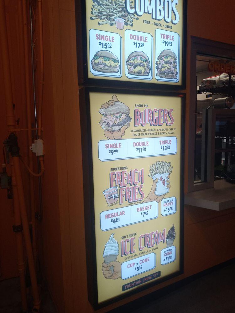 Menu at Heavy Handed restaurant, Santa Monica