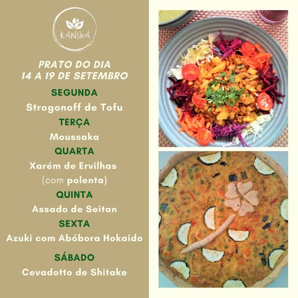 Menu em Kansha - Cozinha Vegetariana restaurante, Fátima