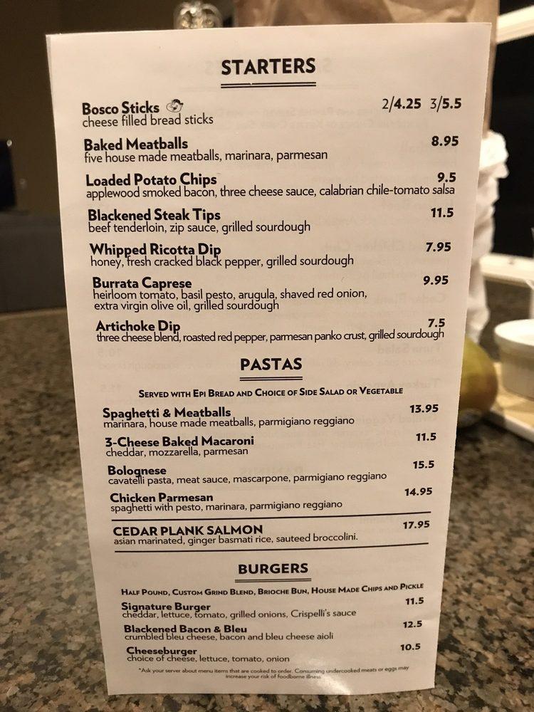 Menu at Crispelli's Bakery & Pizzeria - Clarkston, Clarkston