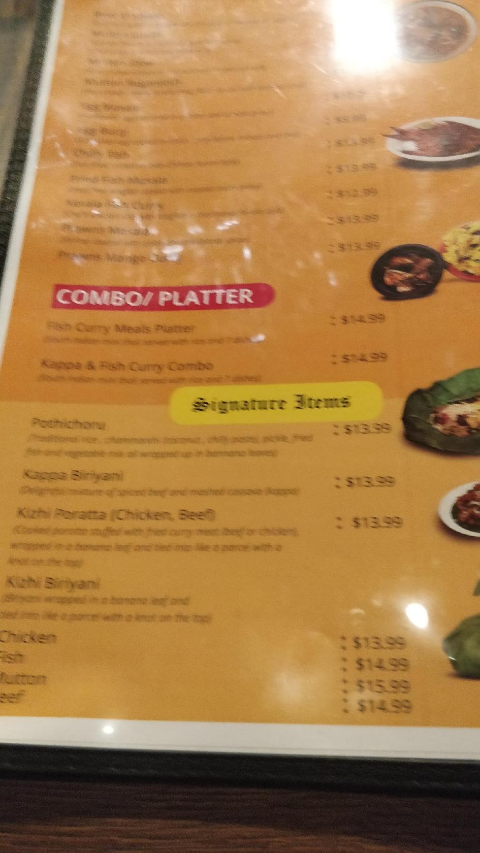 Menu at TASTE BLENDS restaurant, Edmonton, 34 Ave NW