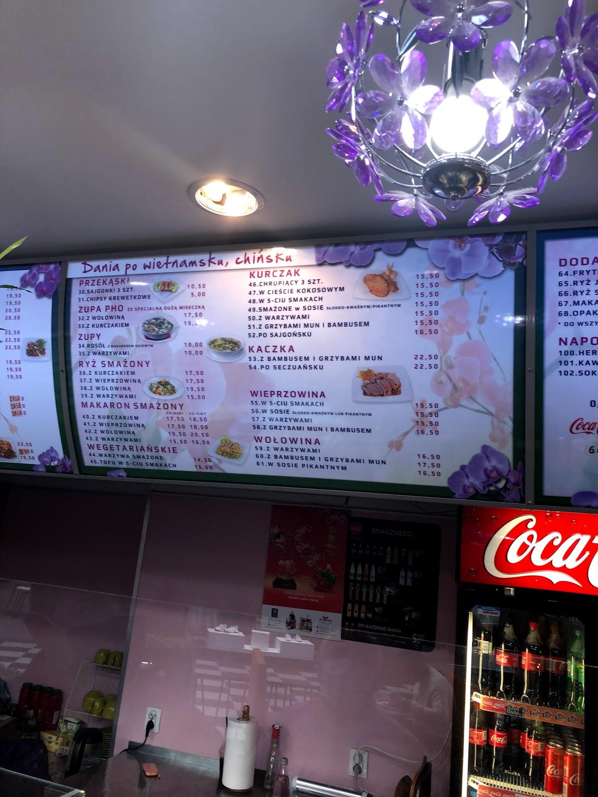 Menu at Bar Thai Box, Rzgów