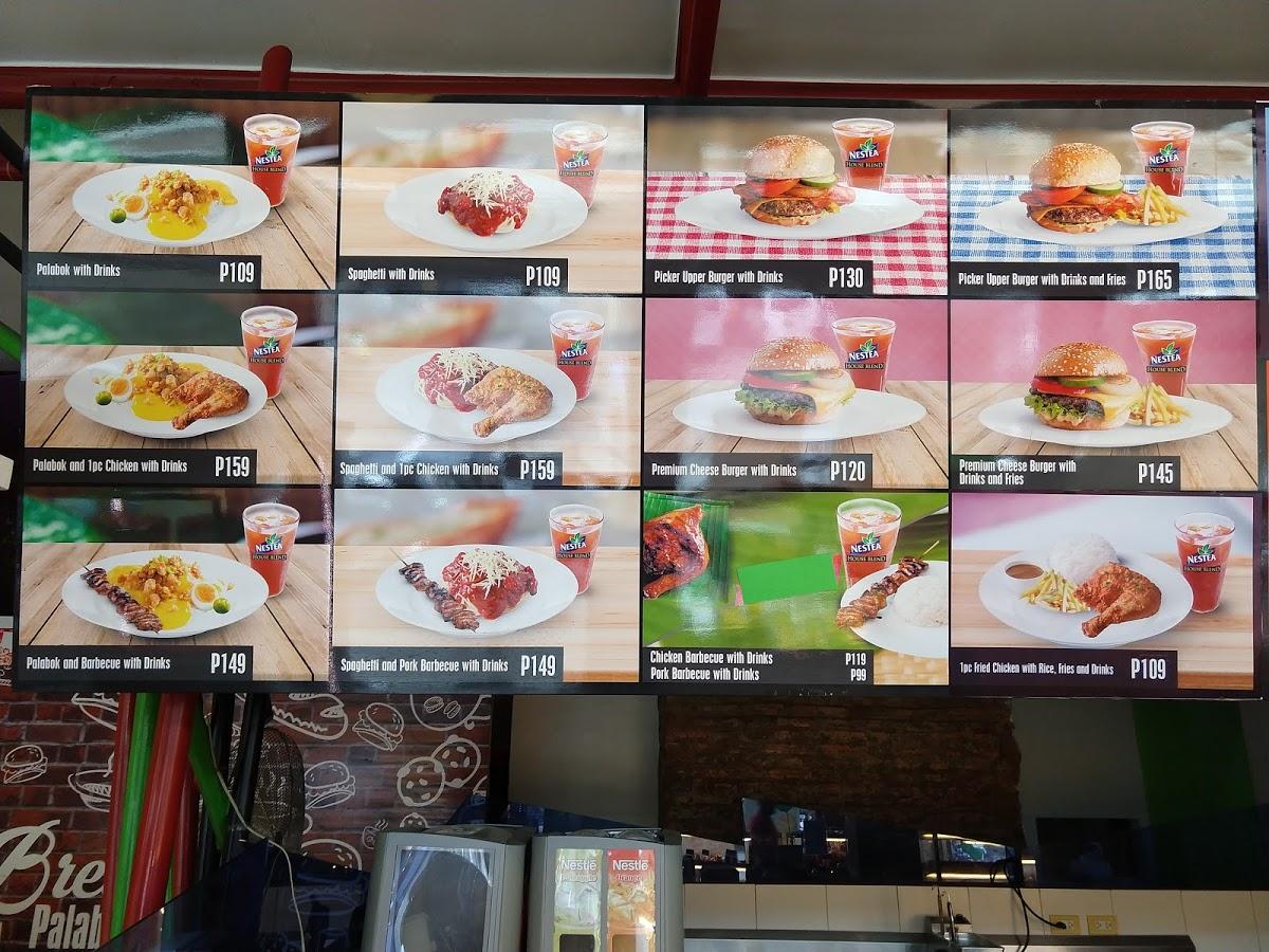 Carta de Cindy's Bakery & Restaurant, Camiling