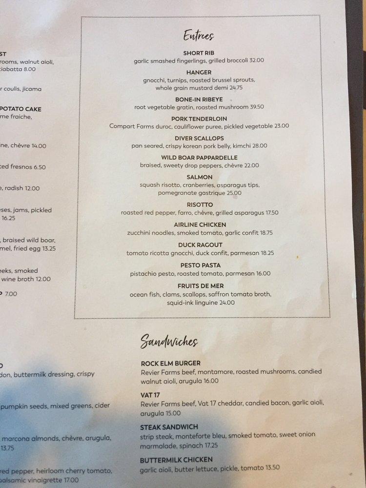 Menu at Holman's Table pub & bar, Saint Paul