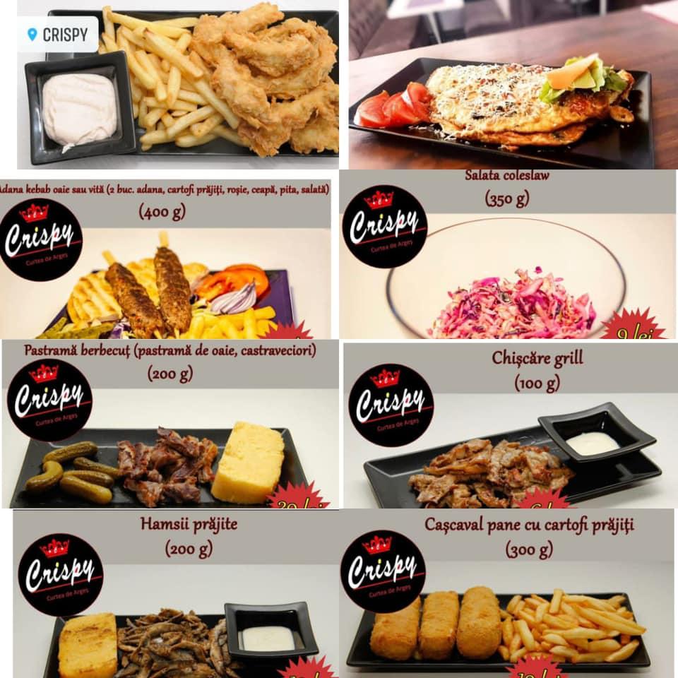 Menu at Crispy Fast Food, Curtea de Argeș