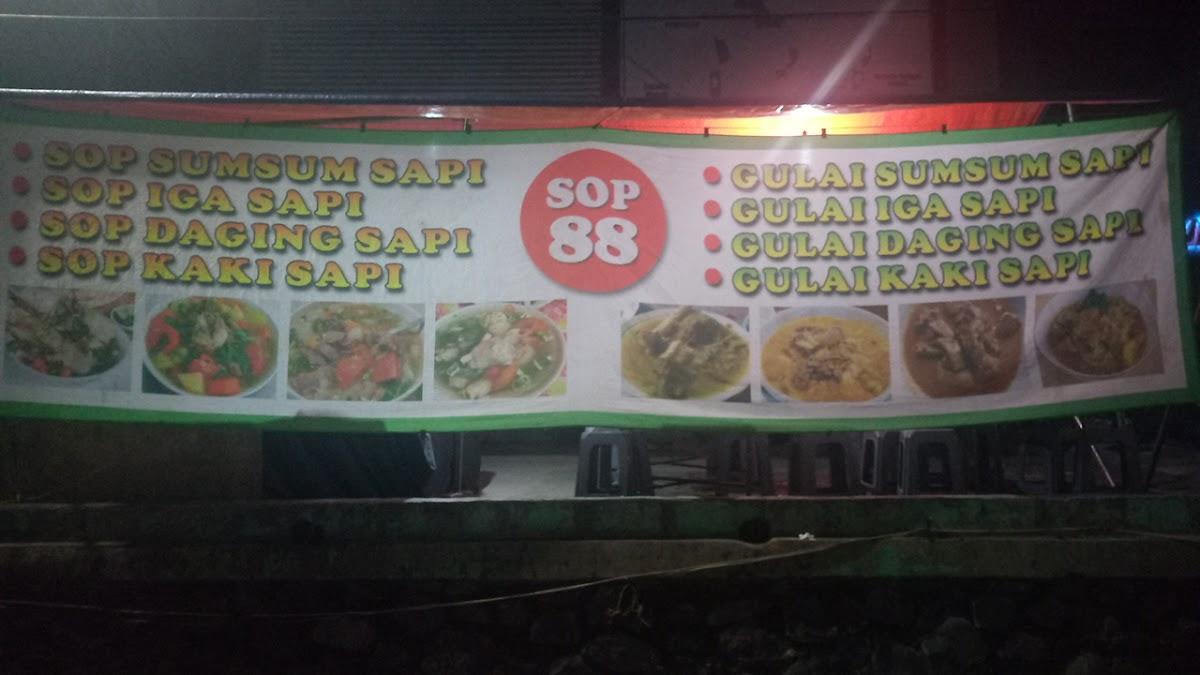 Menu at Gerobak Sumsum 88 FATMAWATI restaurant, South Jakarta