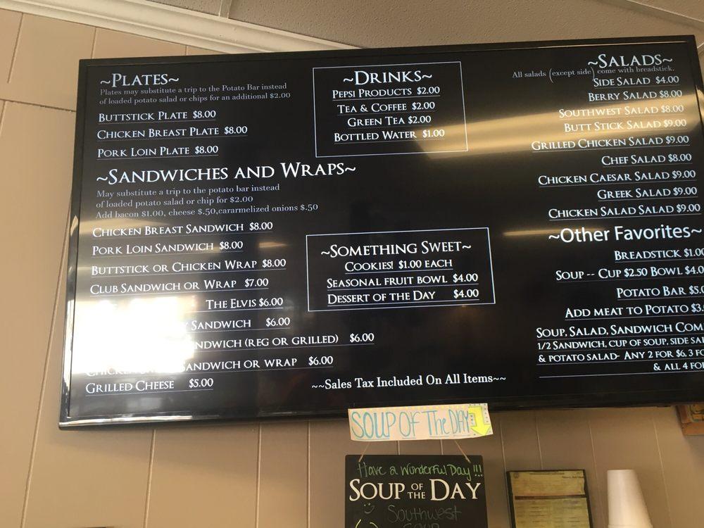Menu at Uncle Billy's Downtown Eatery restaurant, Paris