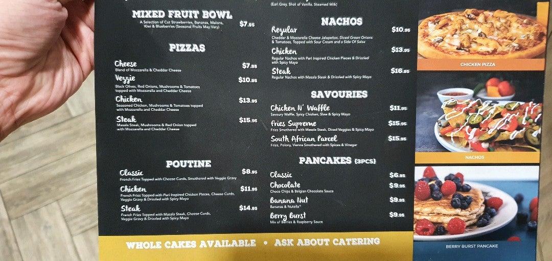 Menu at Johnny Custard Dessert Co desserts, Toronto