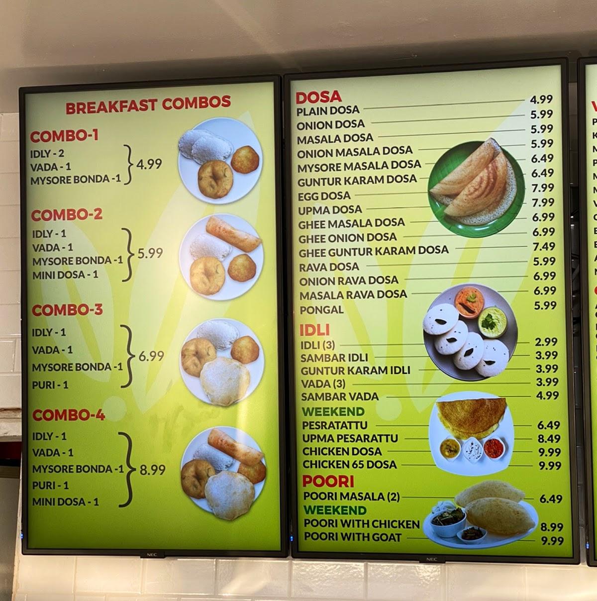 Menu at Flavors Indian Kitchen restaurant, Irving