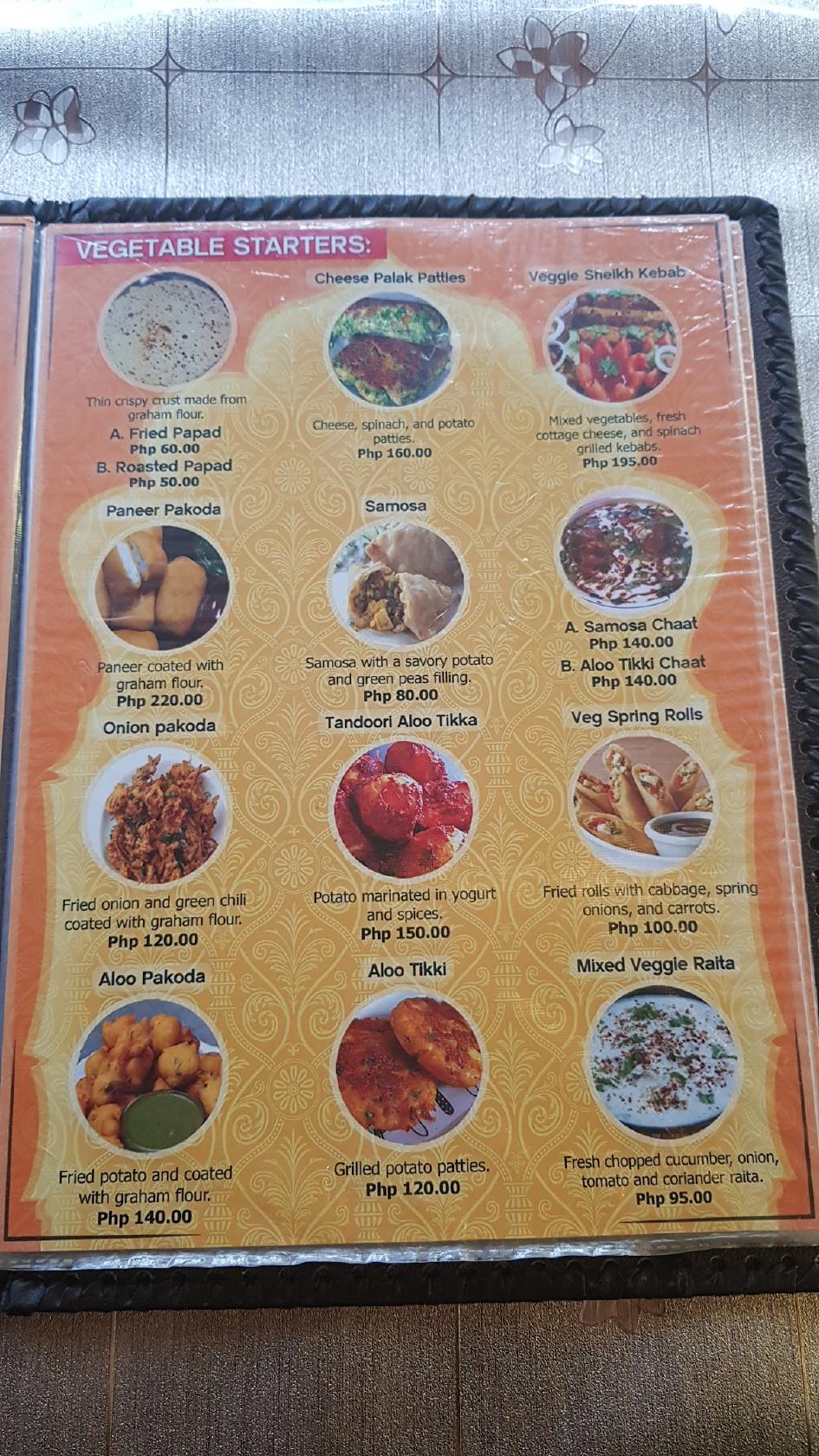 Carta del restaurante Jonie's Sizzlers & Roast, Danao